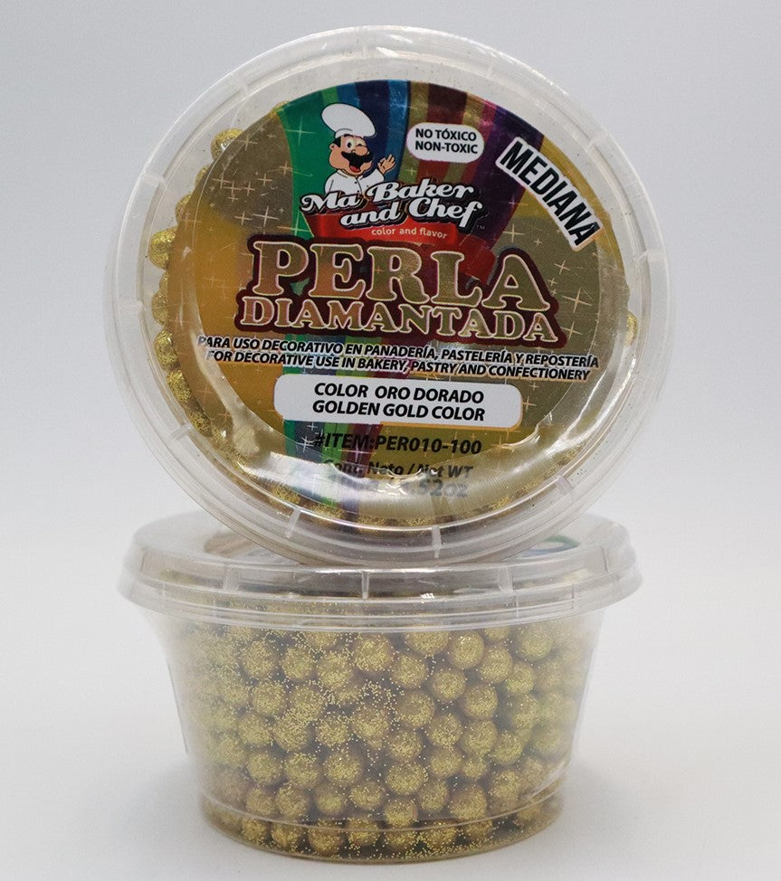 perla-diamantada-mediana-100g-ma-baker-and-chef-oro-dorado – Distribuidora Del Pastelero