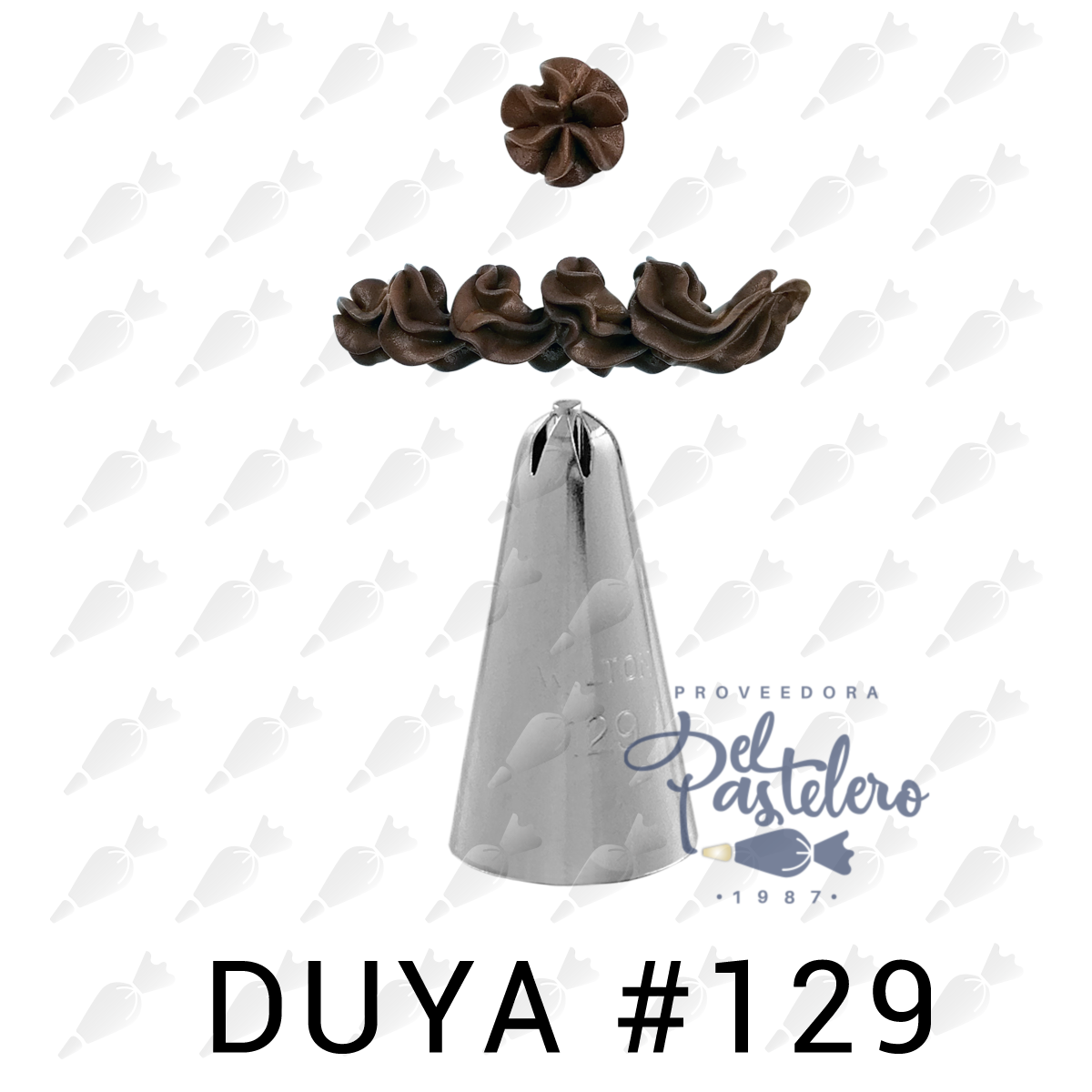 DUYA ACERO INOXIDABLE # 129 WILTON – Distribuidora Del Pastelero