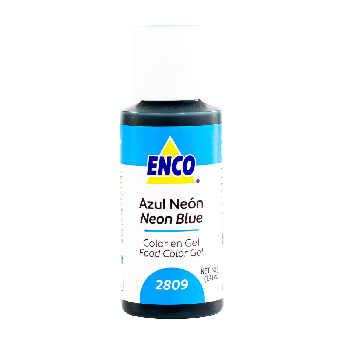color-gel-azul-neon-enco-40g – Distribuidora Del Pastelero