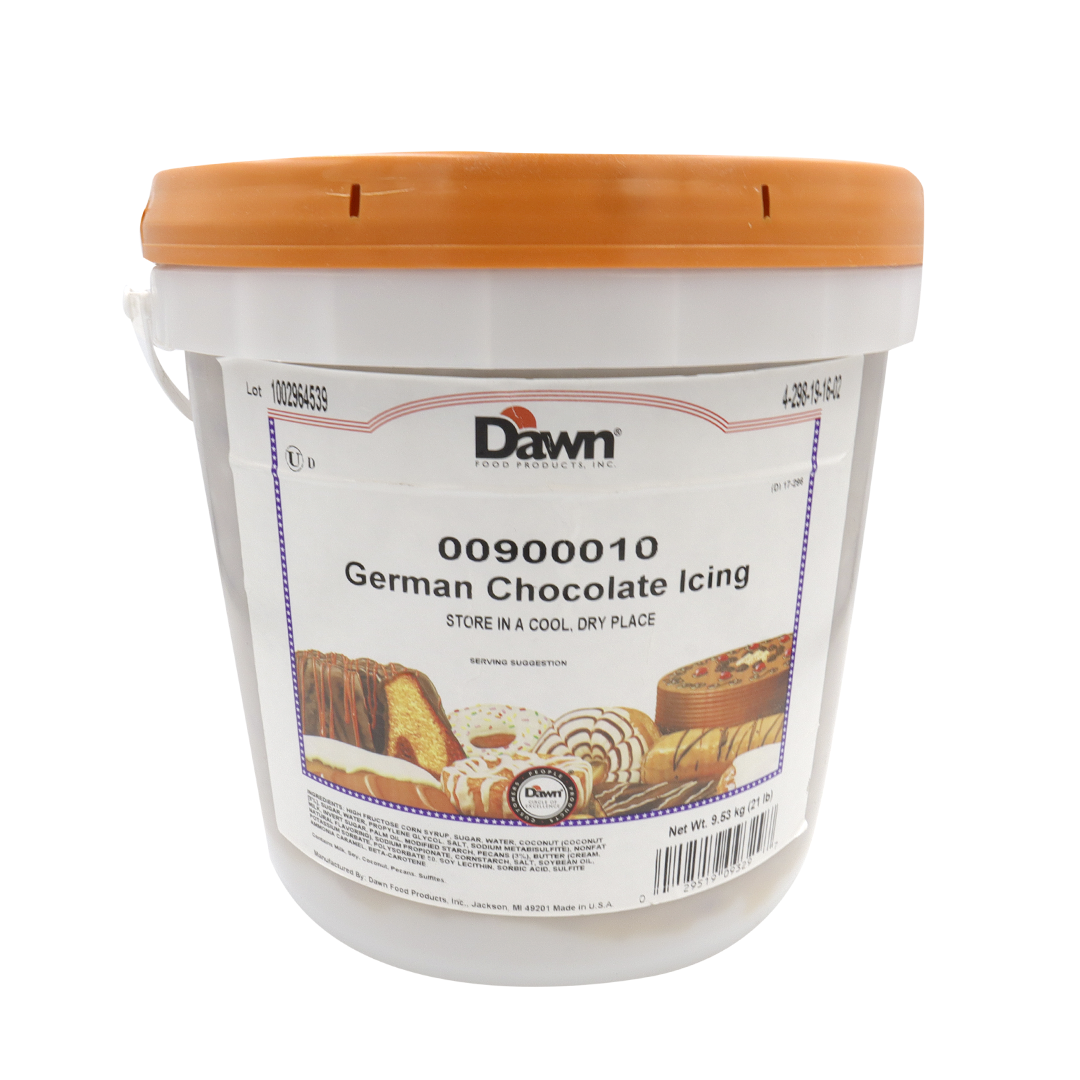 COBERTURA CHOCOLATE ALEMAN CUBETA 9.53 KG DAWN – Distribuidora Del ...