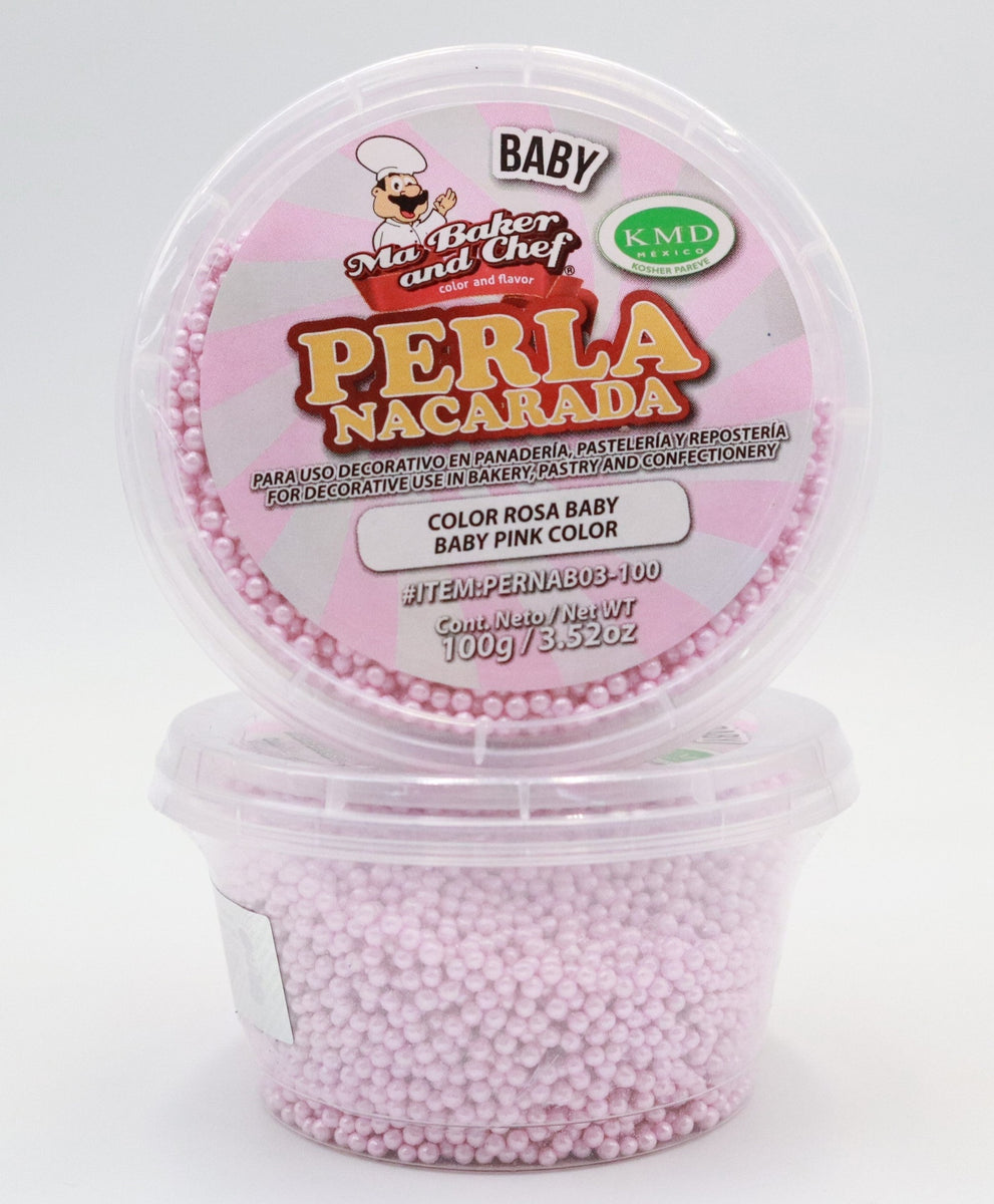 PERLA NACARADA BABY ROSA BABY MA BAKER – Distribuidora Del Pastelero