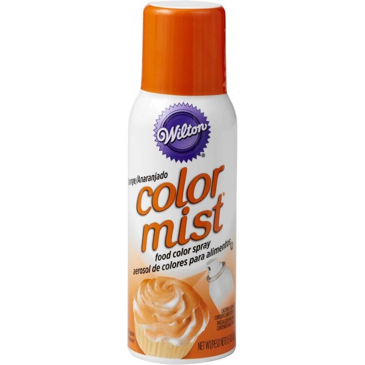 COLOR NARANJA SPRAY 42 GRAMOS WILTON 710-5507 – Distribuidora Del Pastelero