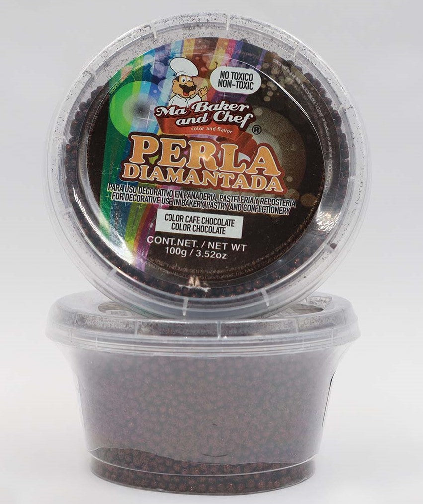 PERLA DIAMANTADA BABY CHOCOLATE 100 GR MA BAKER – Distribuidora Del ...