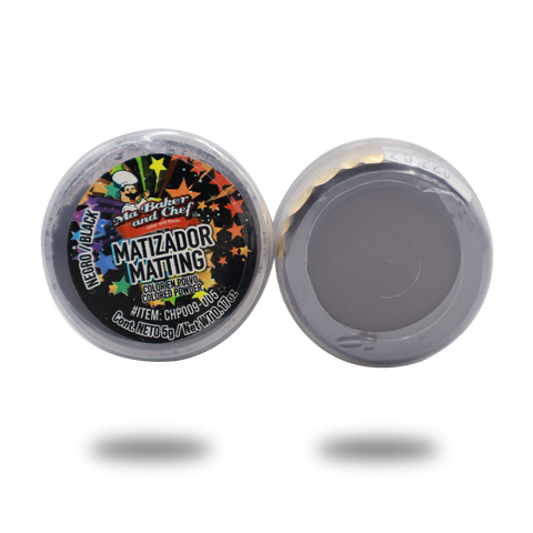 matizador-en-polvo-mate-5g-ma-baker-and-chef-negro – Distribuidora Del Pastelero