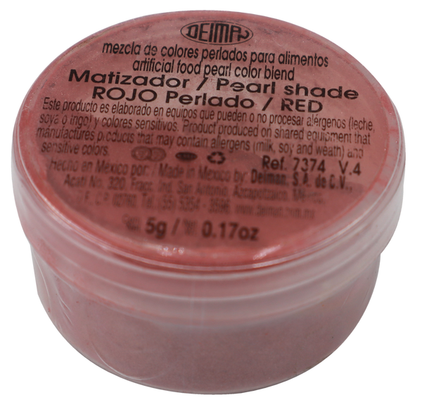 Matizador - Perlado - Deiman - 5g - Rojo – Distribuidora Del Pastelero